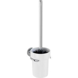 Wenko WC-Garnitur UV-Loc® Isera, befestigen ohne Bohren mit UV-Loc, schwarz|silberfarben|weiß