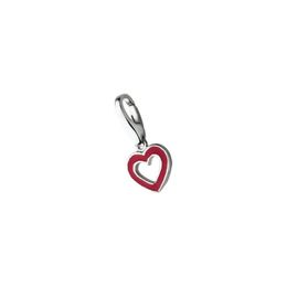 Giorgio Martello MILANO Charm Herz Herz, Silber 925, rot