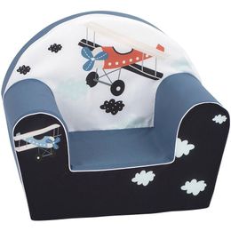KNORRTOYS® Sessel Plane, für Kinder; Made in Europe, blau