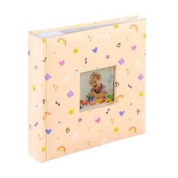 Hama Fotoalbum Memo-Album, für 200 Fotos im Format 10x15 cm, Apricot "Spacy", bunt