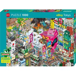Heye Puzzle Tokyo Quest, 1000 Puzzleteile, Made in Germany, bunt