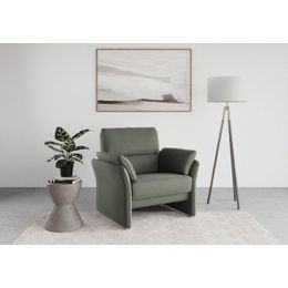 DOMO collection Sessel Pina, Passender Sessel zur Serie, mit Federkern, grün