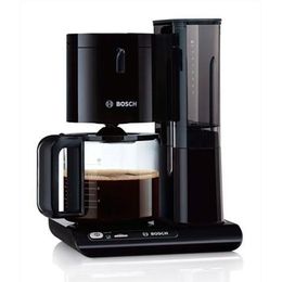 Bosch Filterkaffeemaschine Styline TKA8013, 1,25l Kaffeekanne, Papierfilter 1x4, schwarz