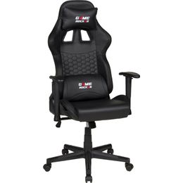Duo Collection Chefsessel Game-Rocker G-10 LED, Gaming Chair mit LED Wechselbeleuchtung, schwarz