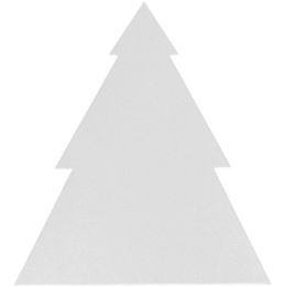 Platzset, Tannenbaum, Weihnachtsdeko, PRIMAflor-Ideen in Textil, (2-St), auch ideal als Tischdeko oder Untersetzer, Größe 47,5 x 40cm, weiß