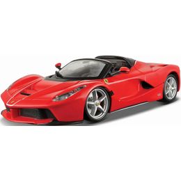 Bburago Sammlerauto LaFerrari Aperta 2013-2018, Maßstab 1:24, rot