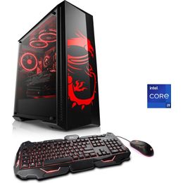 CSL HydroX V29119 MSI Dragon Advanced Edition Gaming-PC (Intel® Core i9 11900KF, MSI GeForce RTX 3070, 16 GB RAM, 500 GB SSD, Wasserkühlung), schwarz