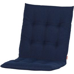 siena GARDEN Sesselauflage ATRIA Dining, 96 cm, Dessin Uni, 100% recyceltem Polyester, in verschiedenen Farben, blau