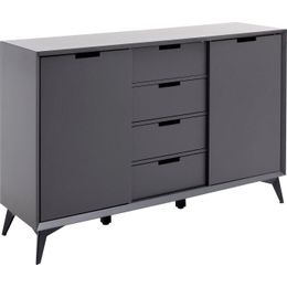 MCA furniture Highboard Netanja, Breite ca. 137 cm, grau