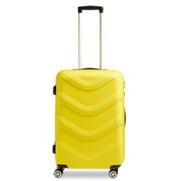 Stratic Hartschalen-Trolley Arrow 2, 65 cm, 4 Rollen, Reisekoffer Reisegepäck Aufgabegepäck TSA-Zahlenschloss, gelb