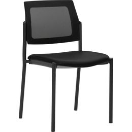 mayer Sitzmöbel Mayer Sitzmöbel Besucherstuhl 2519, stapelbar bis 6 Stück, schwarz
