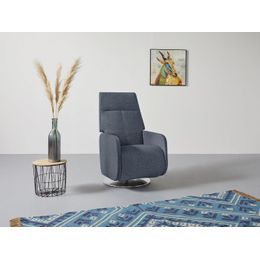 Inosign TV-Sessel Trivento, mit Relax- und Drehfunktion, auch in Cord, blau|grau