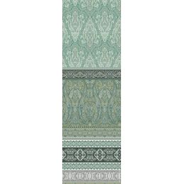 Plaid Plaid, Fleuresse, Mako Satin, in Gr. 180x270 cm, Plaid, grün|schwarz