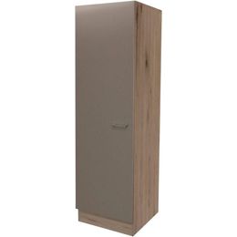 Flex-Well Seitenschrank Riva (B x H x T) 50 x 200 x 57 cm, für viel Stauraum, grau