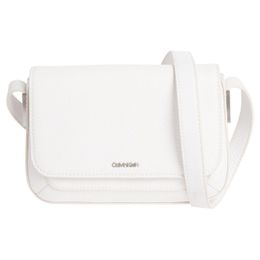 Calvin Klein Umhängetasche CK MUST PLUS CROSSBODY, im kleinen Format Handtasche Damen Tasche Damen Recycelte Materialien, weiß