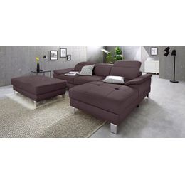 exxpo - sofa fashion Hocker Mantua 2, braun