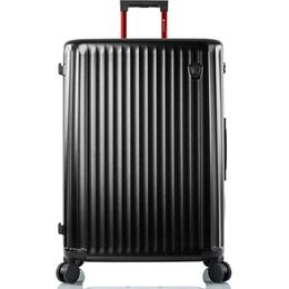 Heys Hartschalen-Trolley Smart Luggage®, 76 cm, 4 Rollen, Koffer groß vollständig venetztes High-End-Gepäck mit App-Funktion, schwarz