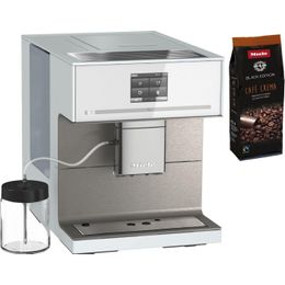 Miele Kaffeevollautomat CM7550 CoffeePassion, inkl. Milchgefäß, Kaffeekannenfunktion, weiß