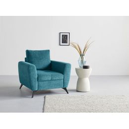 Inosign Sessel Lörby, Belastbarkeit bis 140kg pro Sitzplatz, auch mit Aqua clean-Bezug, blau