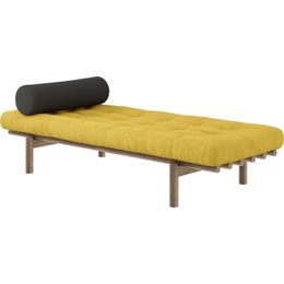 Karup Design Daybed Next (Set, 2 tlg), aus massiven Kiefernholz, inkl. Futonmatratze, braun