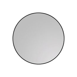 Talos Badspiegel Black Circle (Komplett-Set), Durchmesser: 60 cm, schwarz|silberfarben