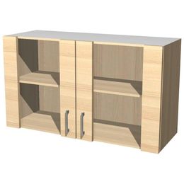 Flex-Well Glashängeschrank Portland (B x H x T) 100 x 54,8 x 32 cm, beige