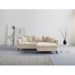 Inosign Ecksofa Lörby L-Form, Belastbarkeit bis 140kg pro Sitzplatz, auch mit Aqua clean-Bezug, beige