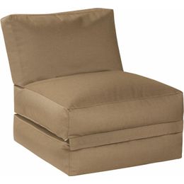 SITTING POINT Sitzsack Sitzsack und Sitzliege Twist OUTSIDE, outdoorfähig, braun