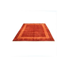 Wollteppich Gabbeh - Perser - 225 x 171 cm - dunkelrot, morgenland, rechteckig, Höhe: 18 mm, Wohnzimmer, Handgeknüpft, Einzelstück mit Zertifikat, rot