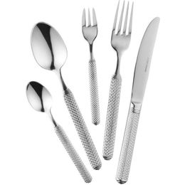 Mulex Besteck-Set Ohio (30-tlg), 6 Personen, Edelstahl 18/0, silberfarben