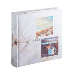 Hama Einsteck-Fotoalbum Memo-Album "Relax", für 200 Fotos im Format 10x15 cm, Breathe, bunt