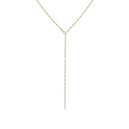 Elli Collierkettchen Y-Kette Figaro Basic Trend Verstellbar 925 Silber, goldfarben