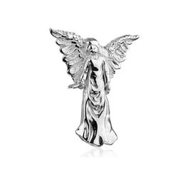 NENALINA Kettenanhänger Engel Schutz Glück Talisman Symbol 925 Silber, silberfarben