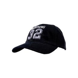 Mustang Baseball Cap mit leichten Verwaschungen und Mustang-Stickerei, schwarz