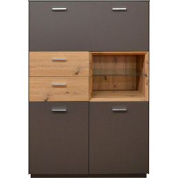 Mäusbacher Mäusbacher Highboard Frame, Breite 99 cm, braun