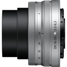 Nikon NIKKOR Z DX 16–50 mm 1:3,5–6,3 VR Objektiv, silberfarben
