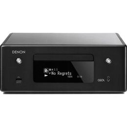 Denon RCD-N10 Kompaktanlage (CD, Bluetooth, WLAN, USB-Audiowiedergabe), schwarz