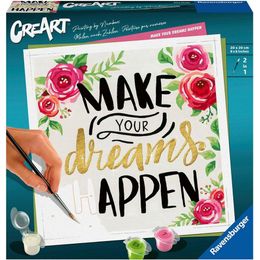 Ravensburger Malen nach Zahlen CreArt, Make your dreams happen, Made in Europe; FSC® - schützt Wald - weltweit, bunt