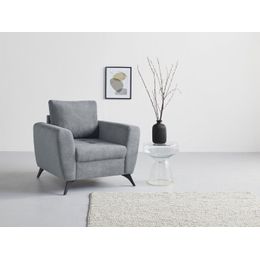 Inosign Sessel Lörby, Belastbarkeit bis 140kg pro Sitzplatz, auch mit Aqua clean-Bezug, grau