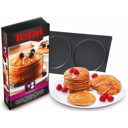 Tefal Pfannkuchenplatten XA8010, Aluminium, passend für Tefal SW852D Snack Collection, schwarz