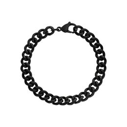 Jobo Armband, aus Edelstahl schwarz beschichtet, schwarz