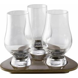 Stölzle Whiskyglas Glencairn Glass, Kristallglas, Höhe 11,5 cm, Inhalt 190 ml, 3-teilig, weiß