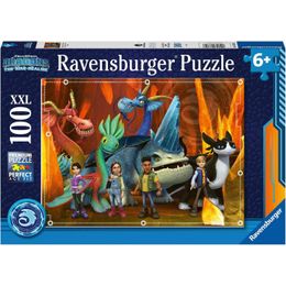 Ravensburger Puzzle Dragons: Die 9 Welten, 100 Puzzleteile, Made in Germany; FSC® - schützt Wald - weltweit, bunt