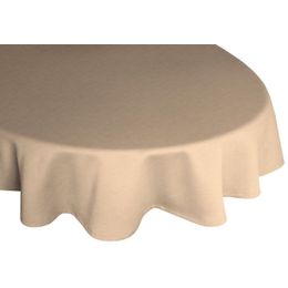 WIRTH Tischdecke WIESSEE, rund, beige