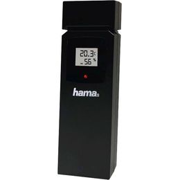 Hama Sensor Außensensor "TS36E" für Wetterstation, schwarz