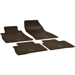 WALSER Passform-Fußmatten (4 St), für Nissan Juke Schrägheck, für Nissan Juke 06/2010-2019, schwarz