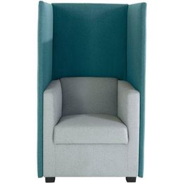 DOMO collection Sessel Kea, mit praktischem Sichtschutz, Breite 80 cm, grün