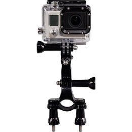 Hama Hama Stangenbefestigung „klein“ für GoPro, von 1,6 – 4 cm Kamerahalterung, schwarz