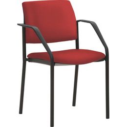 mayer Sitzmöbel Mayer Sitzmöbel Besucherstuhl 2518, stapelbar bis 6 Stück, rot