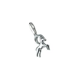 Giorgio Martello MILANO Charm Sternzeichen Sternzeichen Steinbock, Silber 925, silberfarben